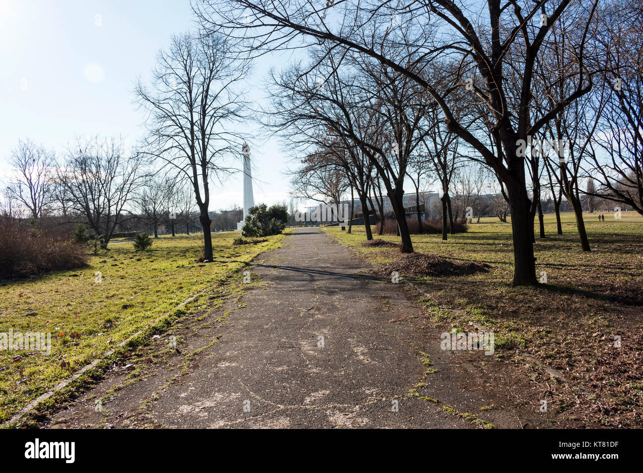 Path In The Park Stock Photo - Alamy