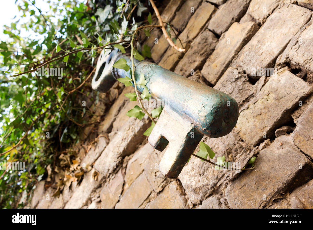Giant Vintage Key Stock Photo - Alamy