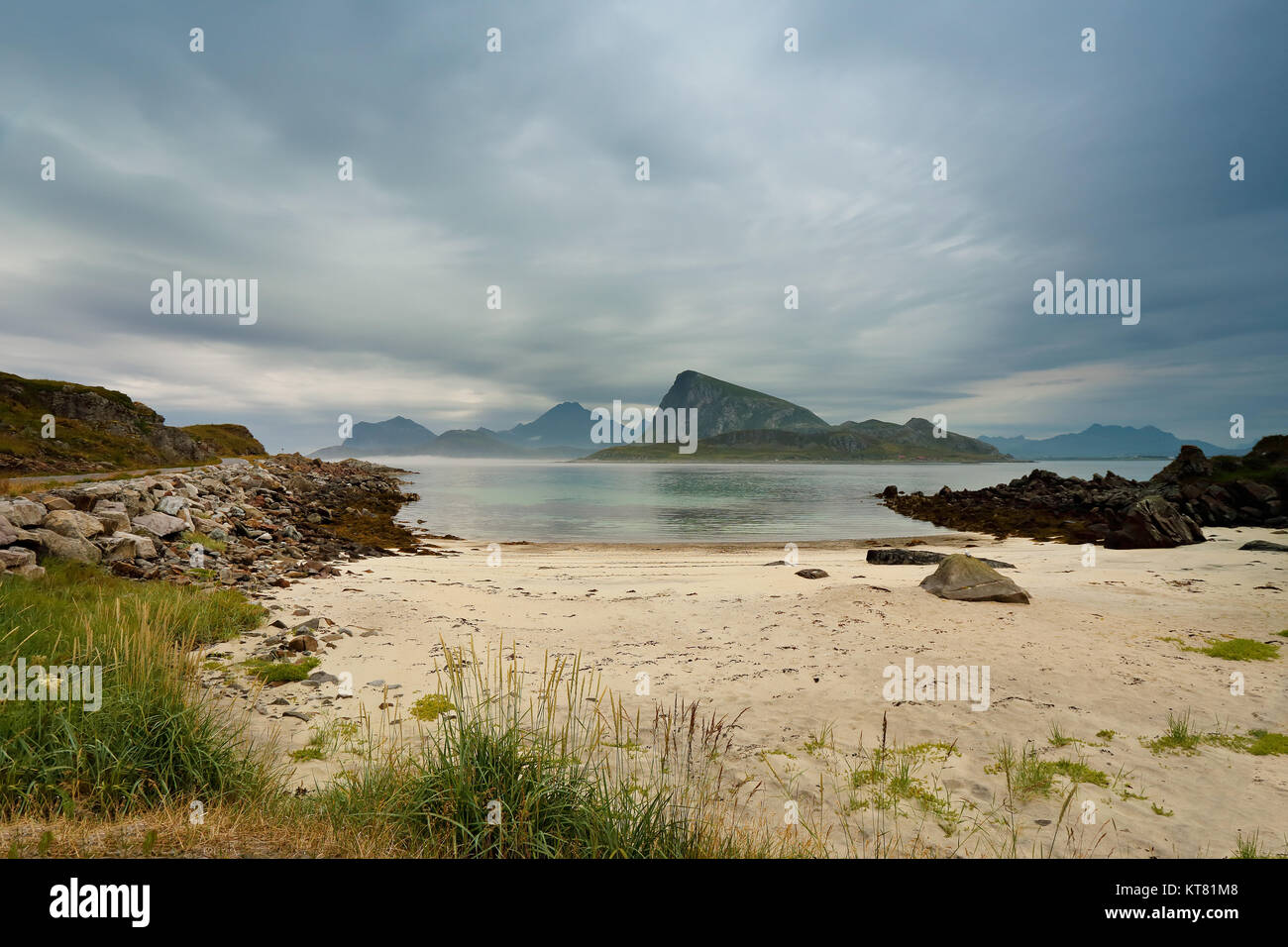 Norway coast. Ocean beach. Vacation in Norway Stock Photo - Alamy