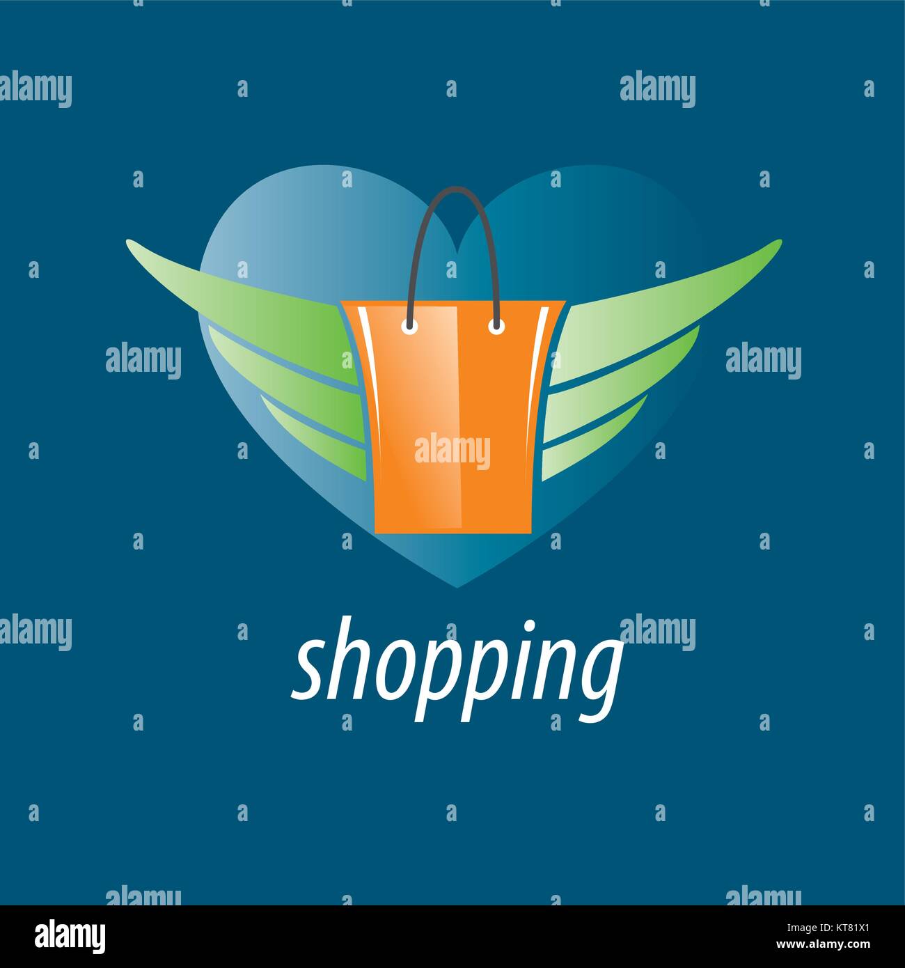 vector shopping logo Stock Vector Image & Art - Alamy