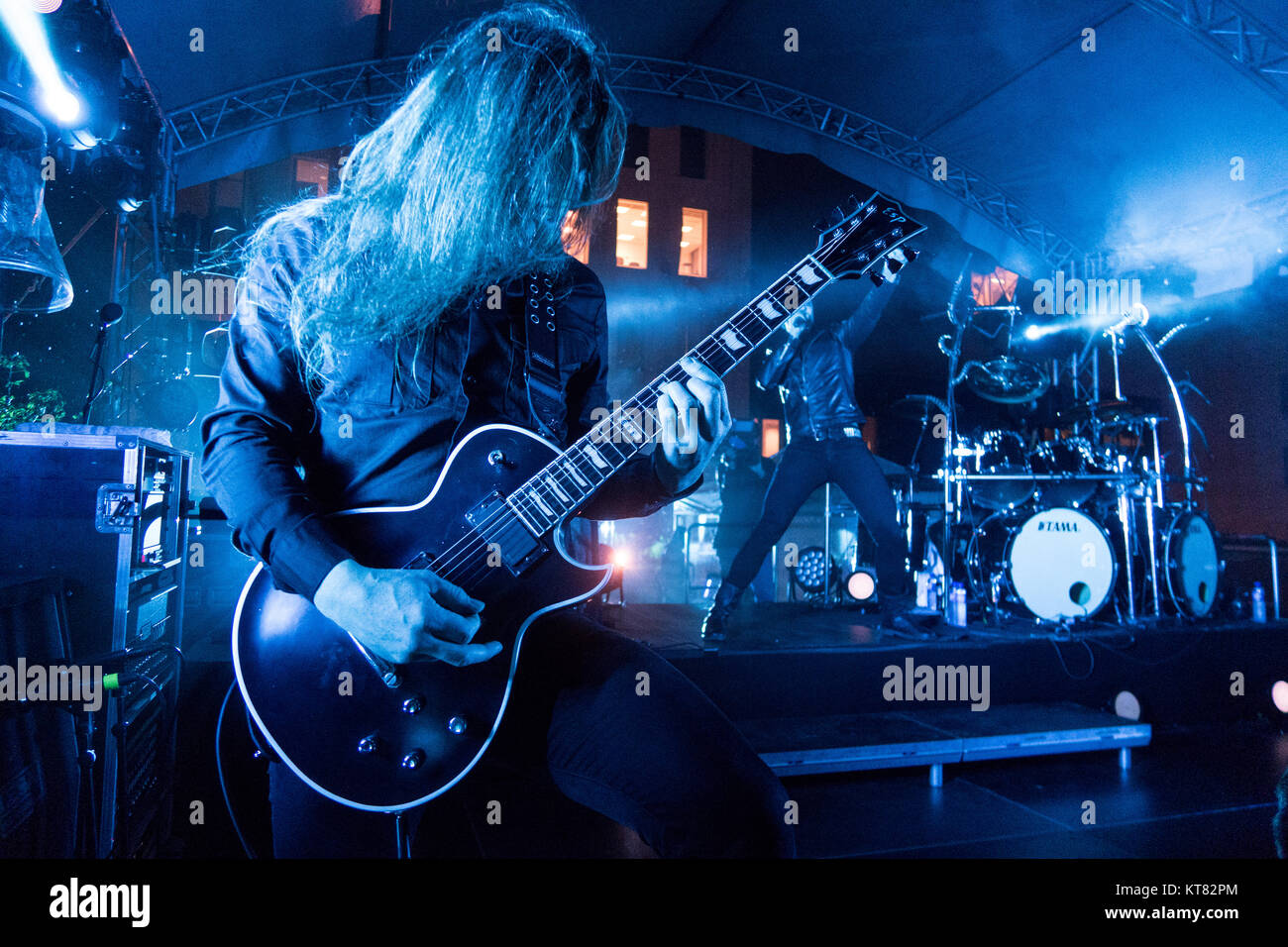 Norway, Oslo - September 22, 2017. The Norwegian black metal band ...