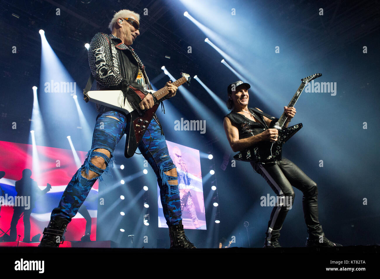 Norway, Oslo - November 22, 2017. The German rock band Scorpions ...