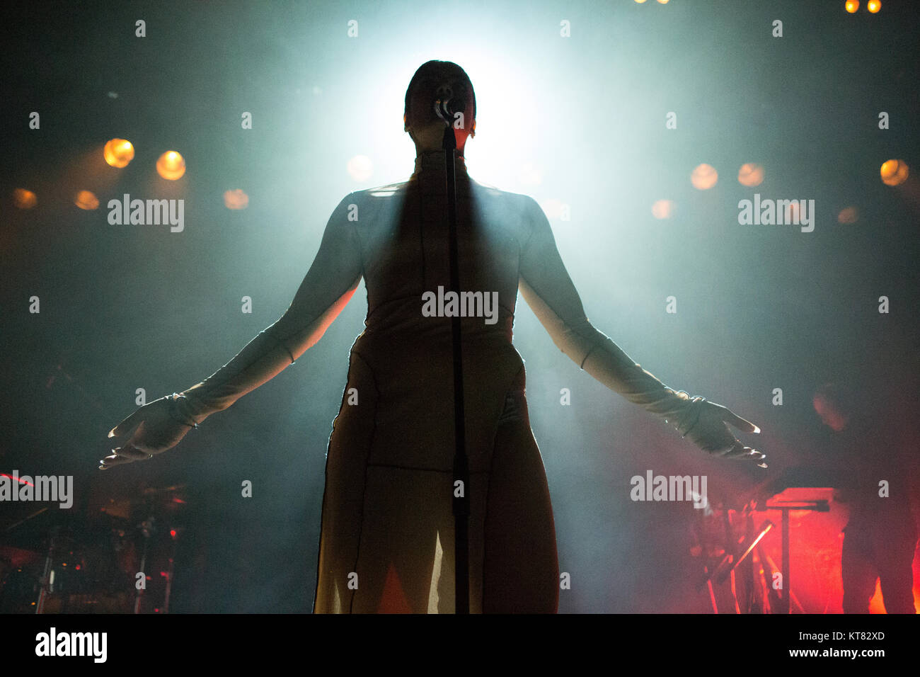 The Iranian singer Sevdaliza performs a live concert at Parkteatret in ...
