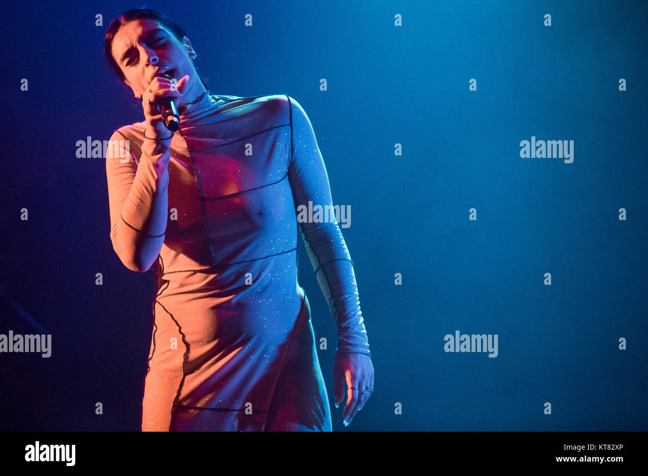 The Iranian singer Sevdaliza performs a live concert at Parkteatret in ...