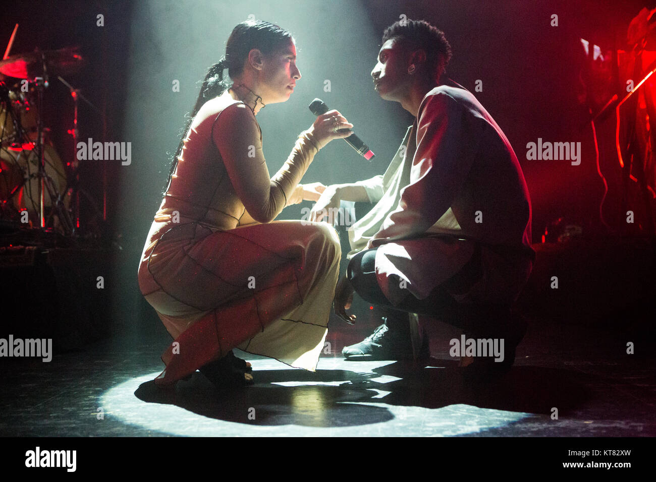 The Iranian singer Sevdaliza performs a live concert at Parkteatret in ...