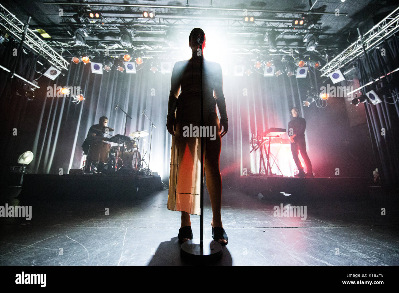 The Iranian singer Sevdaliza performs a live concert at Parkteatret in ...