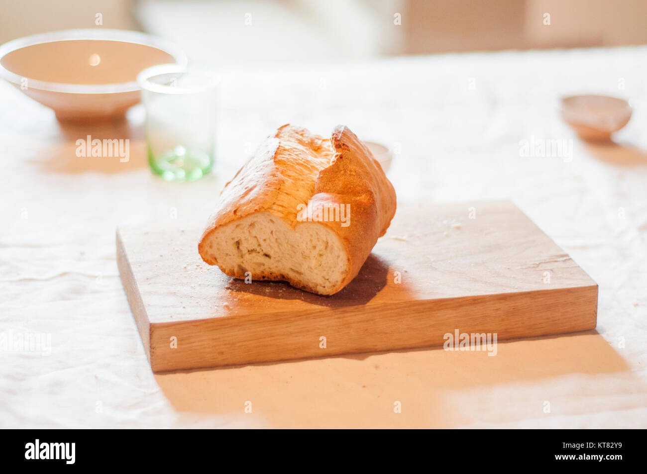 a piece of dry bread Stock Photo - Alamy