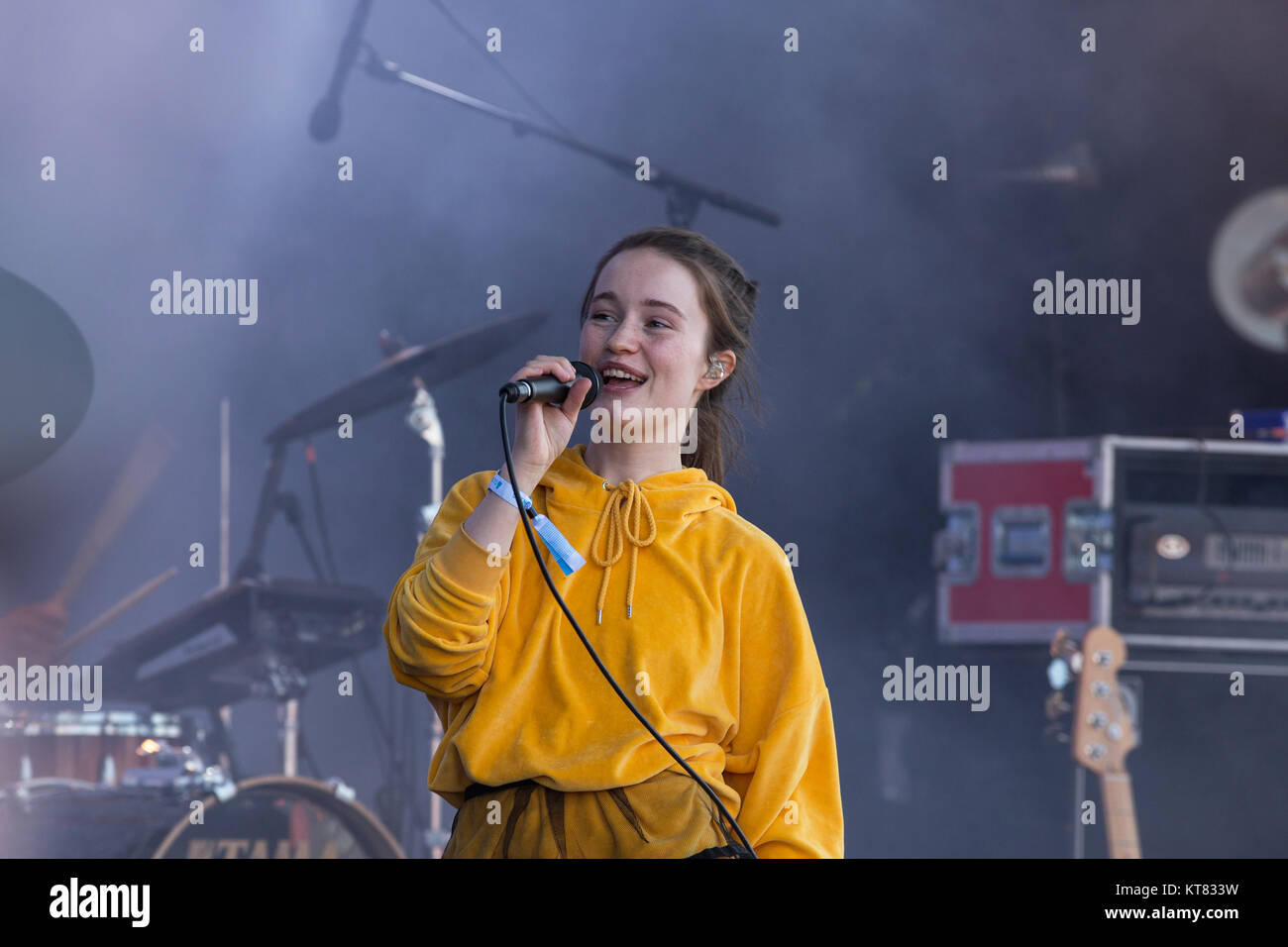 Norway, Tonsberg – July 12, 2017. The Norwegian singer and songwriter ...