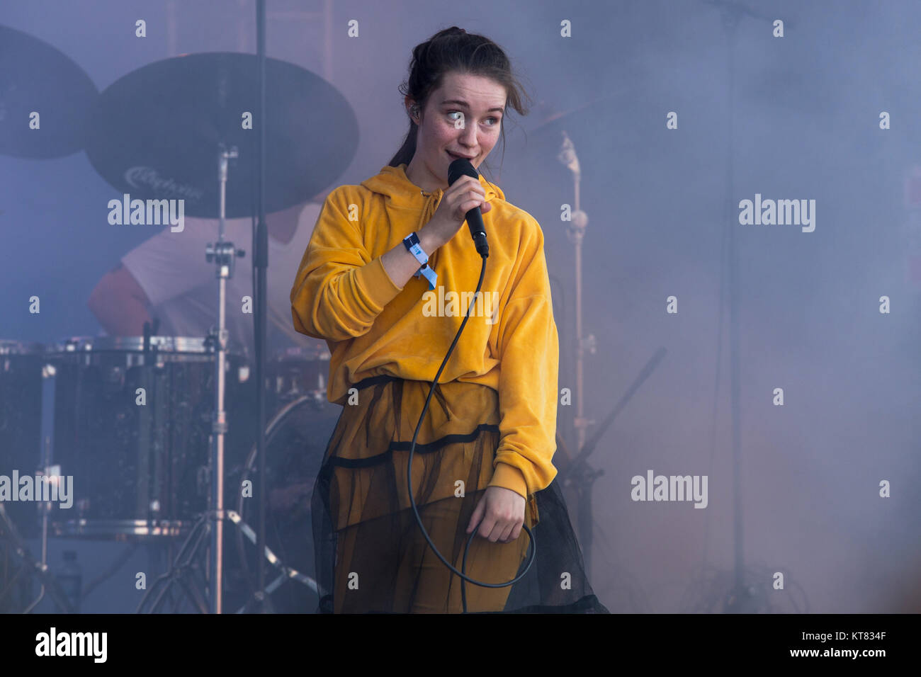 Norway, Tonsberg – July 12, 2017. The Norwegian singer and songwriter ...