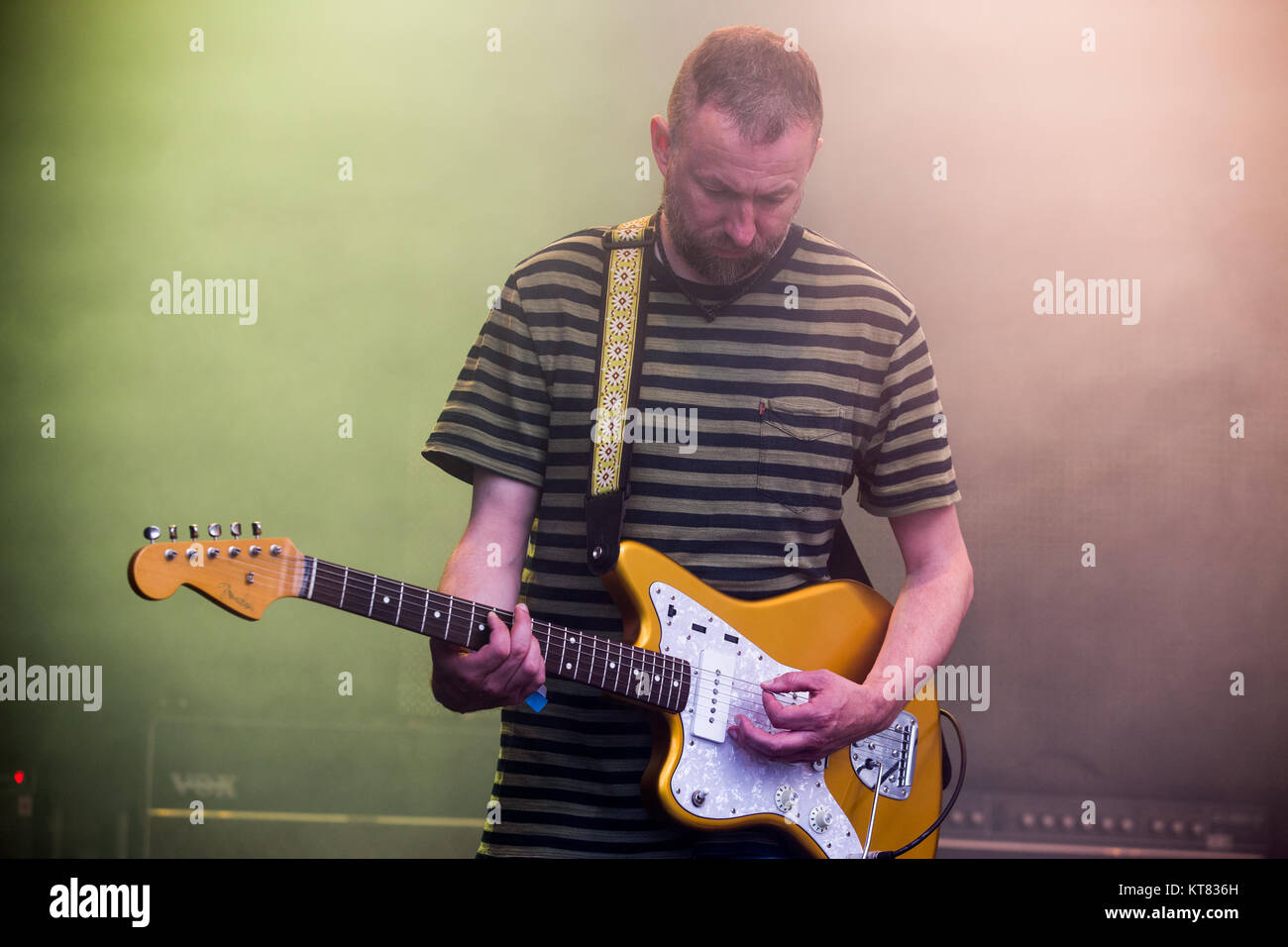 Norway, Tonsberg – July 12, 2017. The English band Slowdive performs a ...