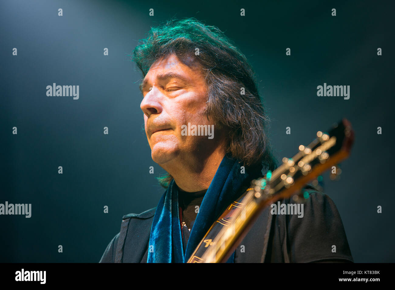 The English guitarist, singer and songwriter Steve Hackett performs a ...