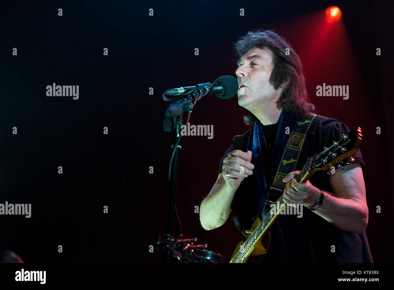 The English guitarist, singer and songwriter Steve Hackett performs a ...
