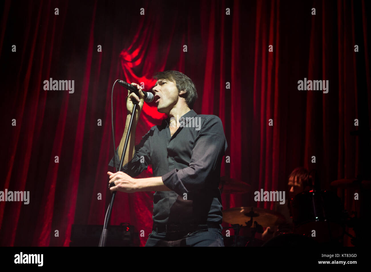 Suede, the English rock band, performs a live concert at Sentrum Scene ...