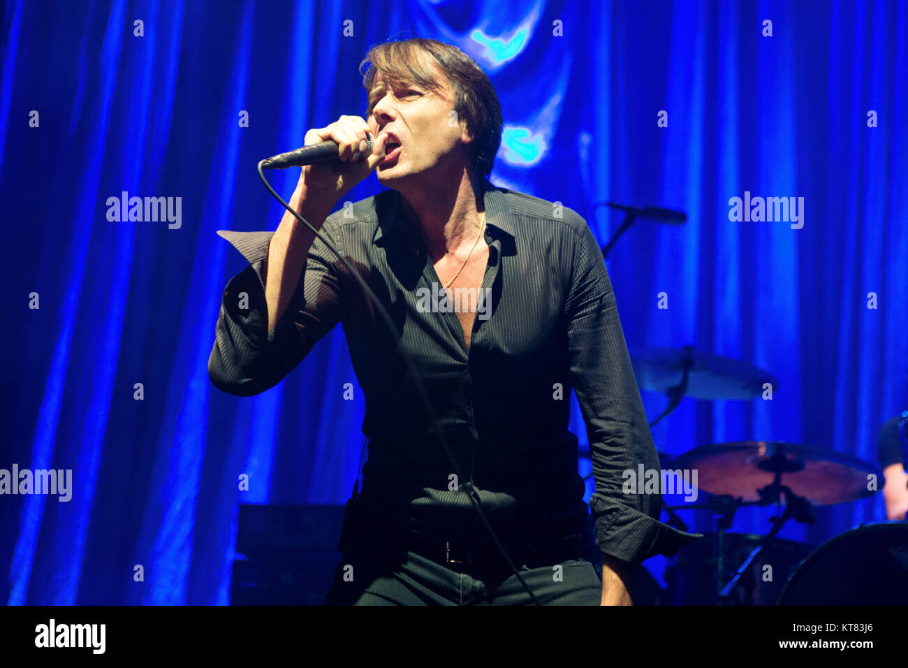 Suede, the English rock band, performs a live concert at Sentrum Scene ...