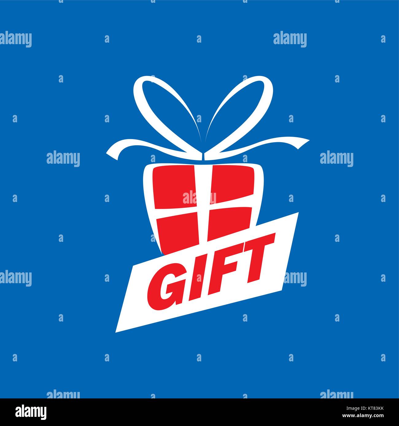 vector logo box with gifts Stock Vector Image & Art - Alamy