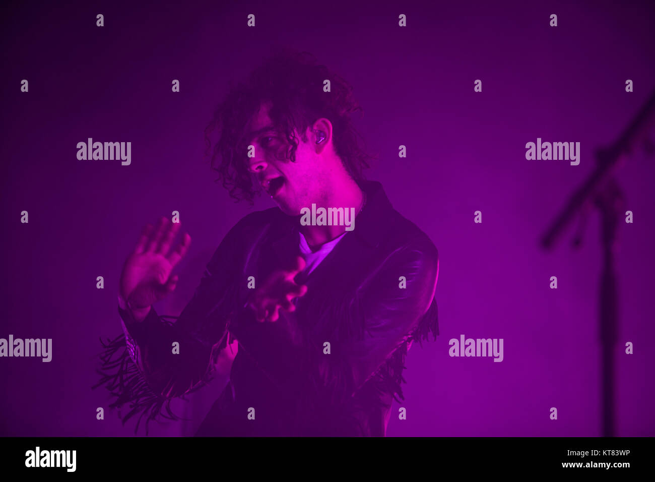 The English indie rock band The 1975 performs a live concert at Oslo ...