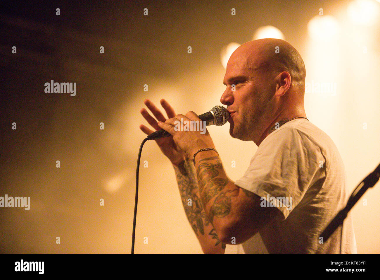 The American hardcore punk band The Bronx performs a live concert at ...