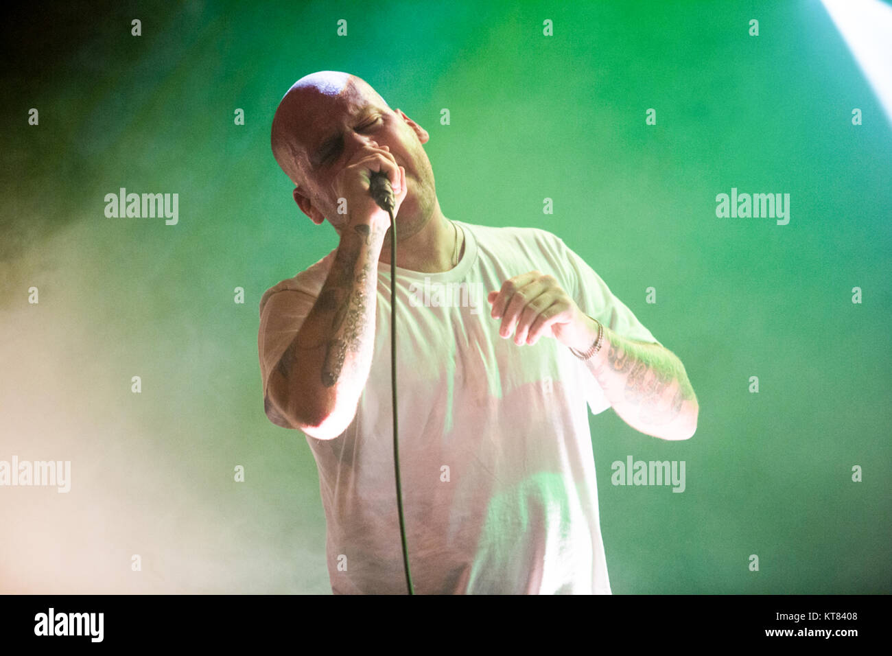 The American hardcore punk band The Bronx performs a live concert at ...