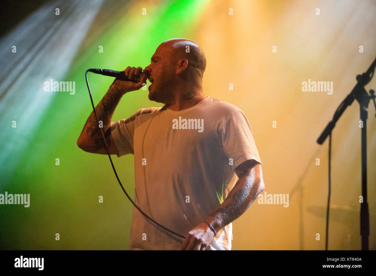 The American hardcore punk band The Bronx performs a live concert at ...