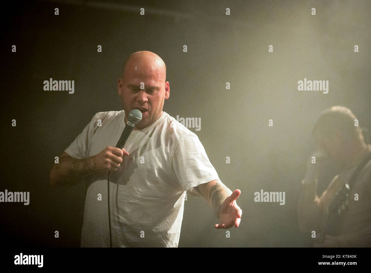 The American hardcore punk band The Bronx performs a live concert at ...