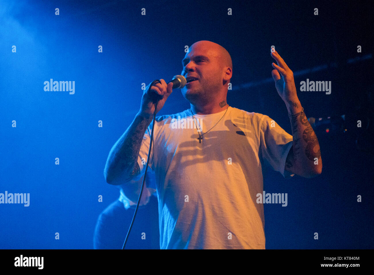 The American hardcore punk band The Bronx performs a live concert at ...