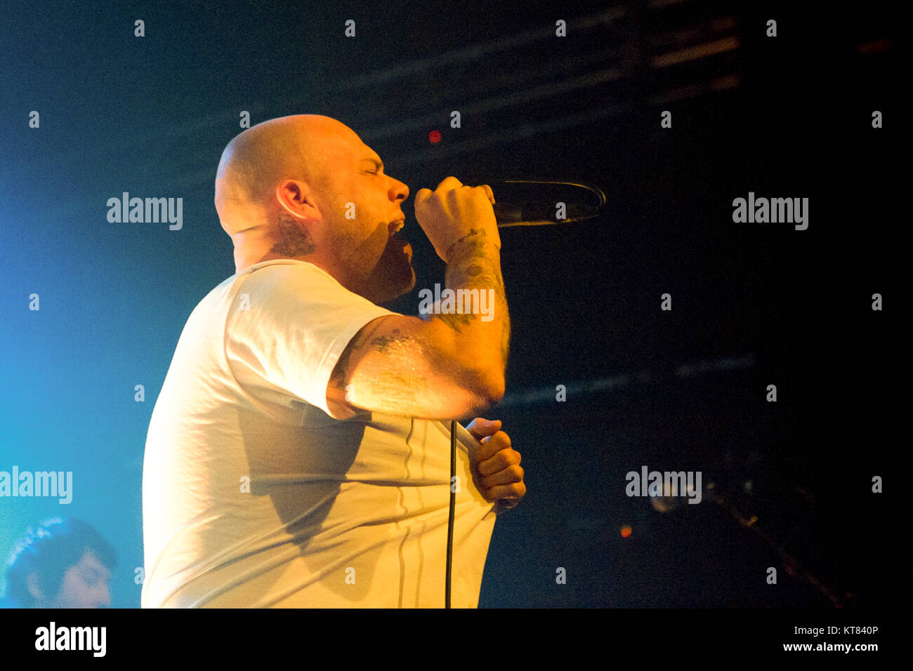 The American hardcore punk band The Bronx performs a live concert at ...