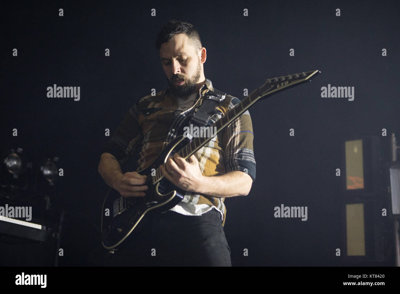 The American mathcore band The Dillinger Escape Plan performs a live ...