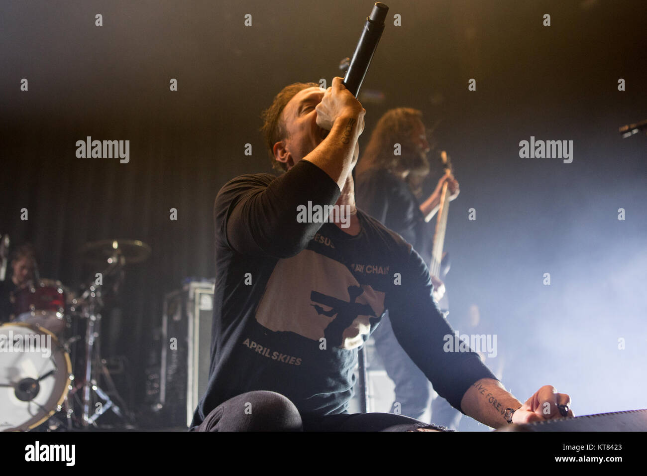 The American mathcore band The Dillinger Escape Plan performs a live ...