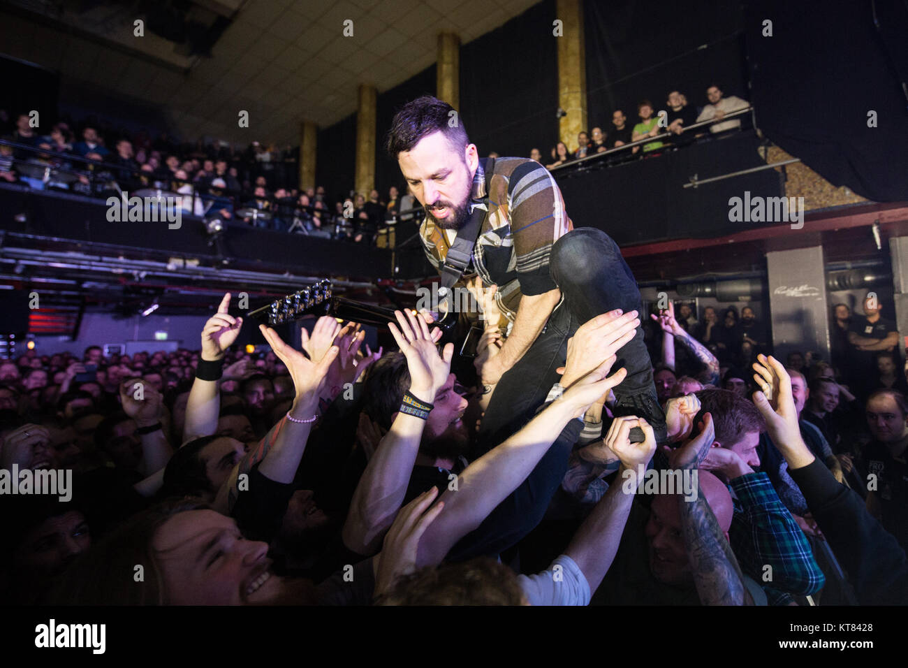 The American mathcore band The Dillinger Escape Plan performs a live ...