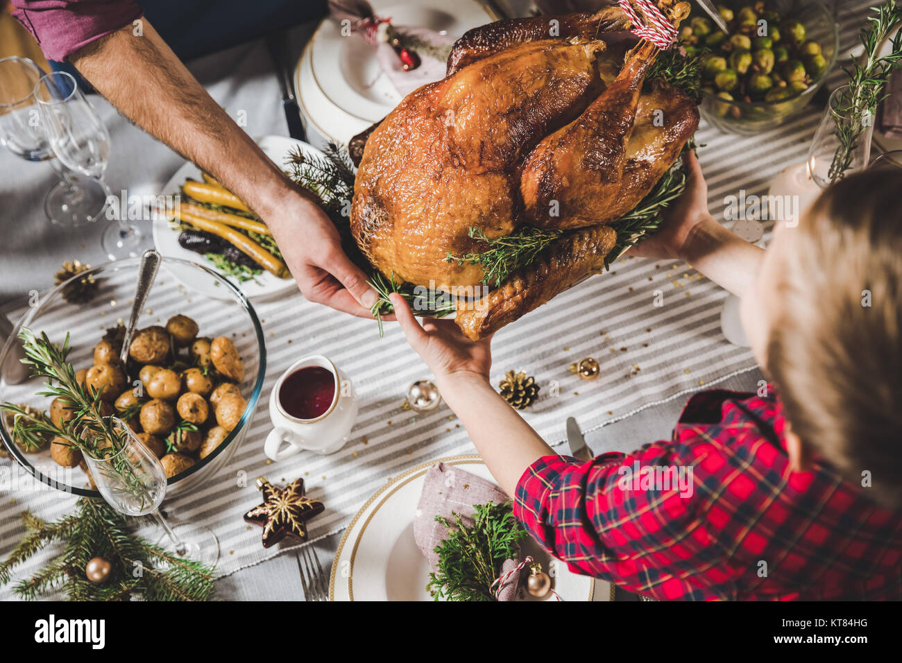 Father Son Menu High Resolution Stock Photography and Images - Alamy