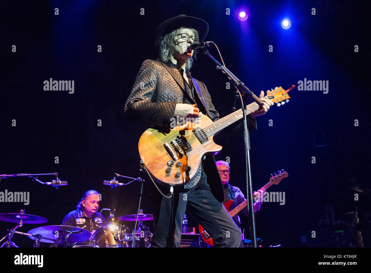 The Celtic folk and rock band The Waterboys performs a live concert at ...
