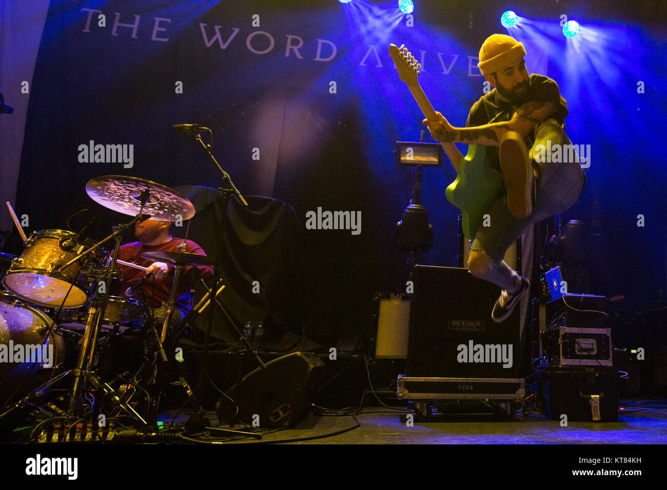 The American metalcore band The Word Alive performs a live concert at ...