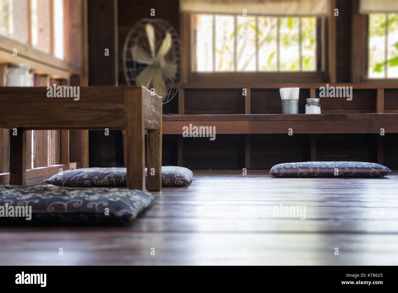 Vintage Retro Wooden Oriental House Stock Photo - Alamy