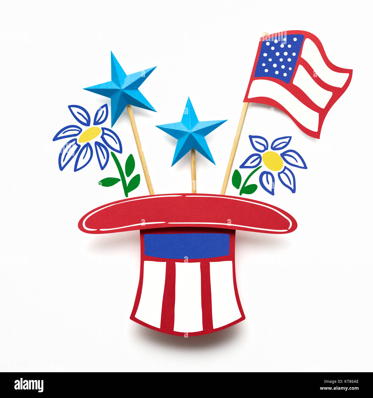 Happy july fourth Cut Out Stock Images & Pictures - Alamy
