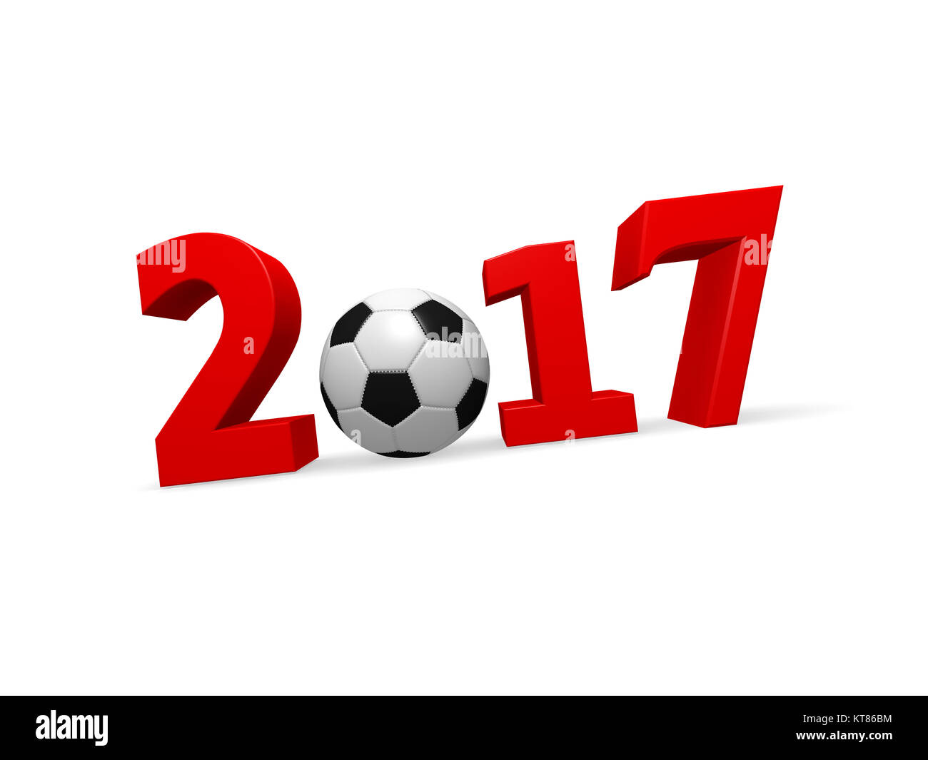 3d rendering soccer ball number hi-res stock photography and images - Alamy