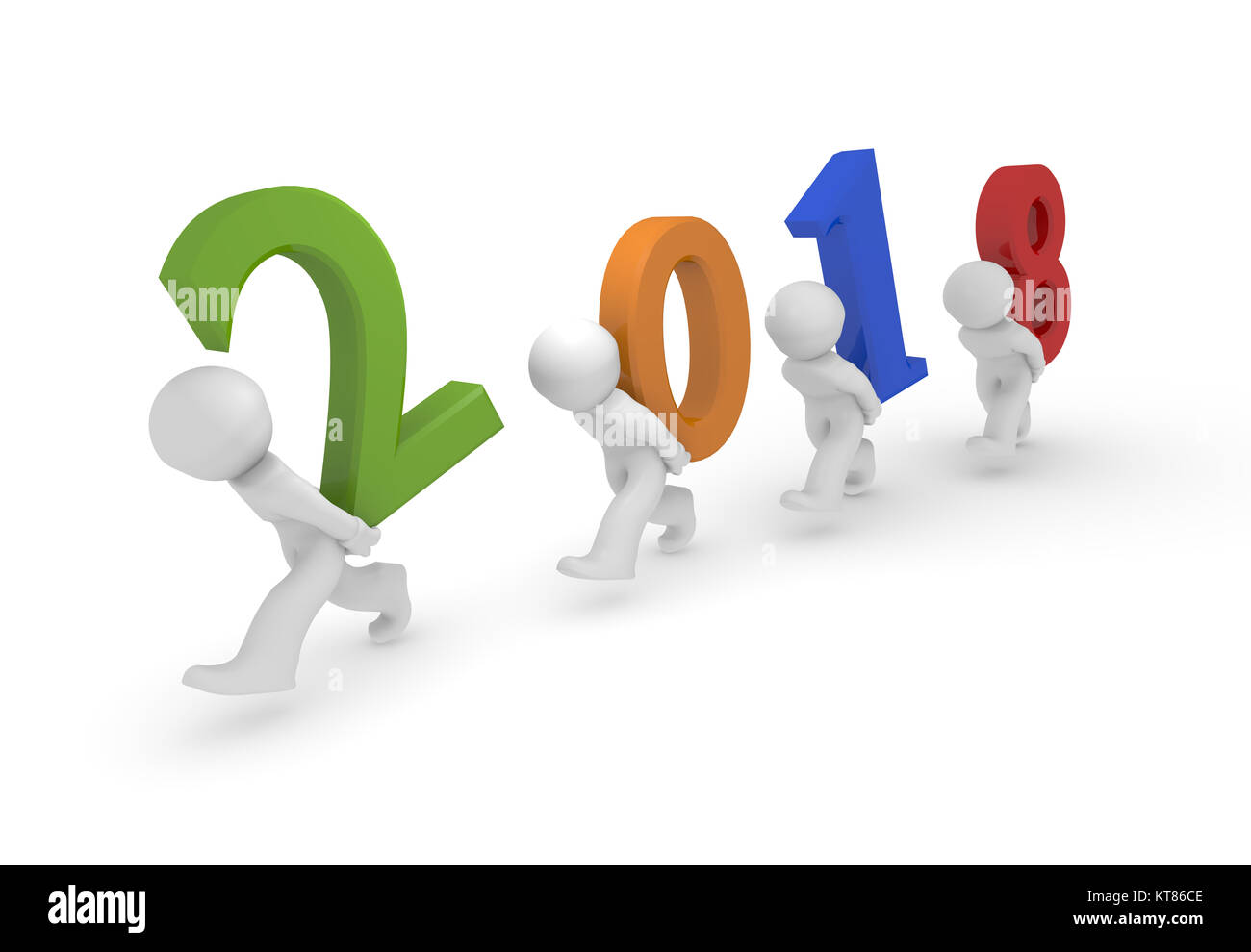 3d rendering four character number hi-res stock photography and images ...