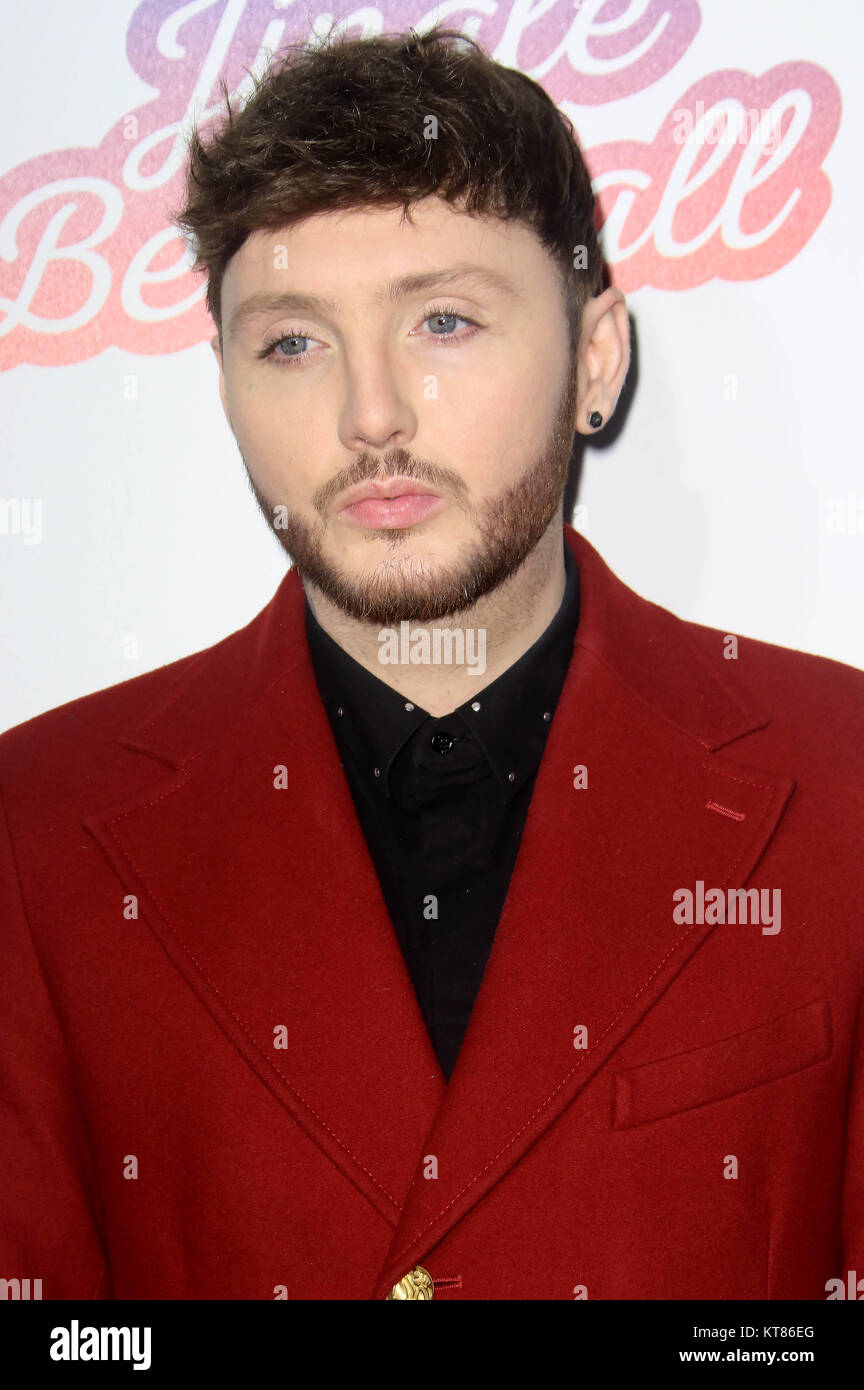 James arthur attending capital radio jingle bell ball hi-res stock ...