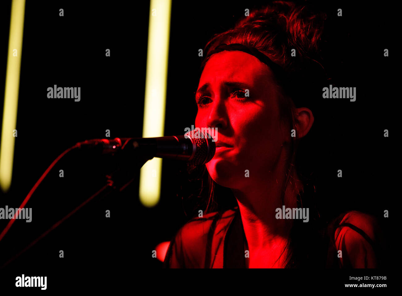 The Swedish singer, songwriter and musician Cajsa Siik performs a live ...