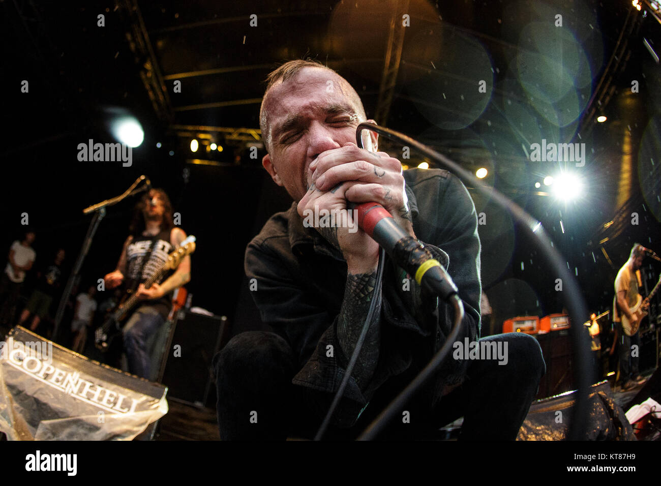 The American metalcore band Converge performs a live concert at the ...