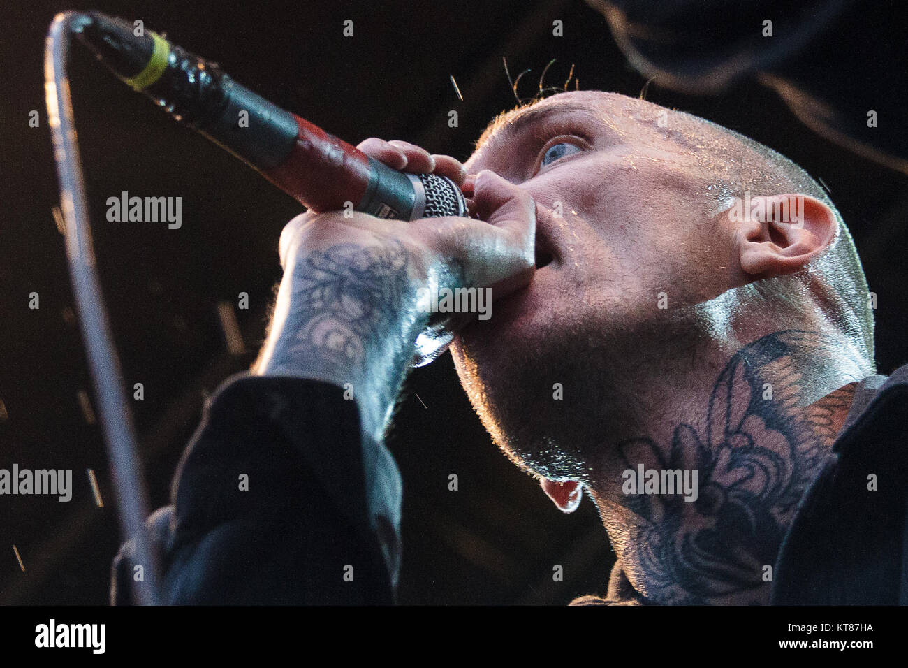 The American metalcore band Converge performs a live concert at the ...