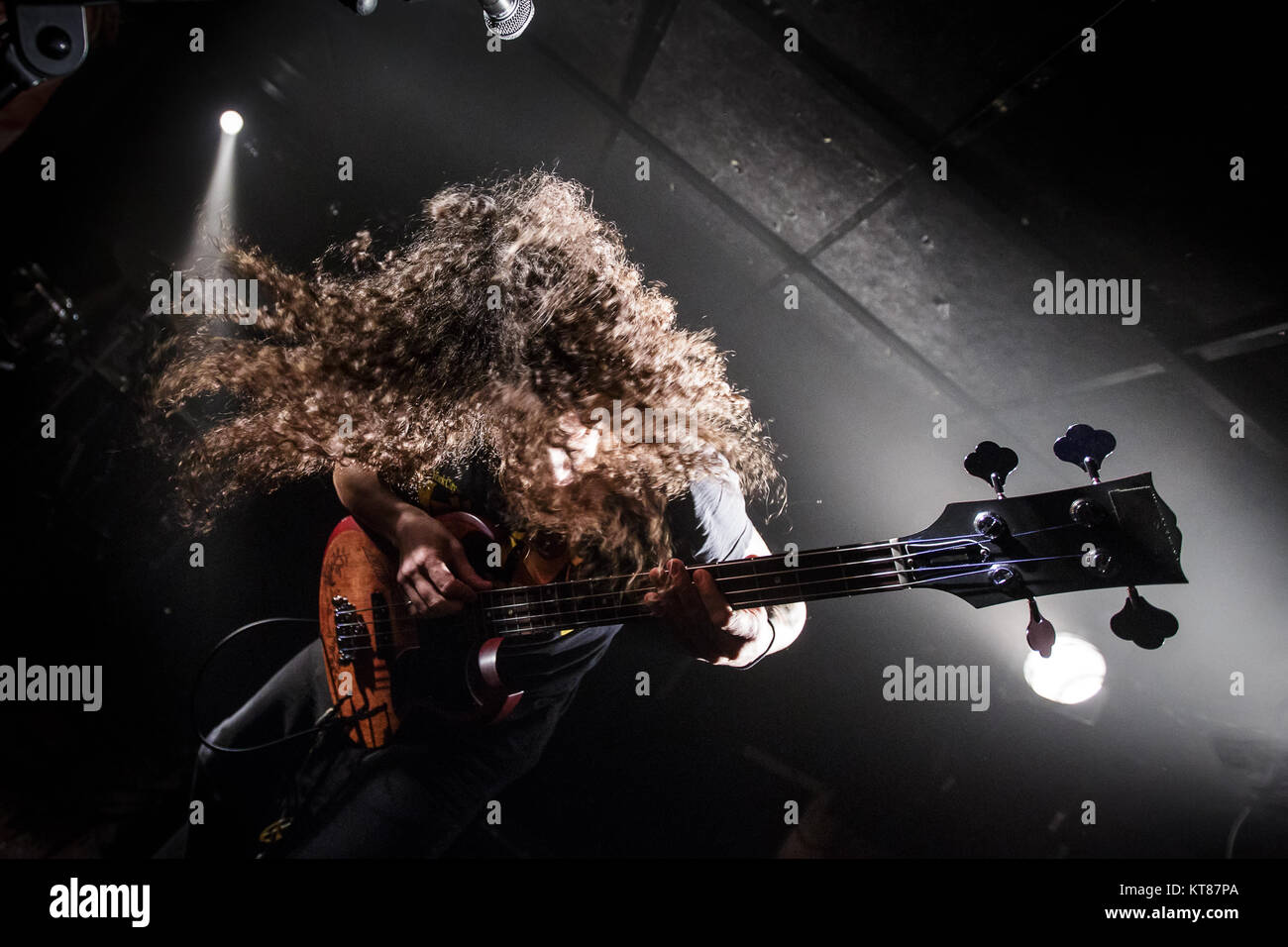 The American hard rock band Crobot performs a live concert at Stengade ...