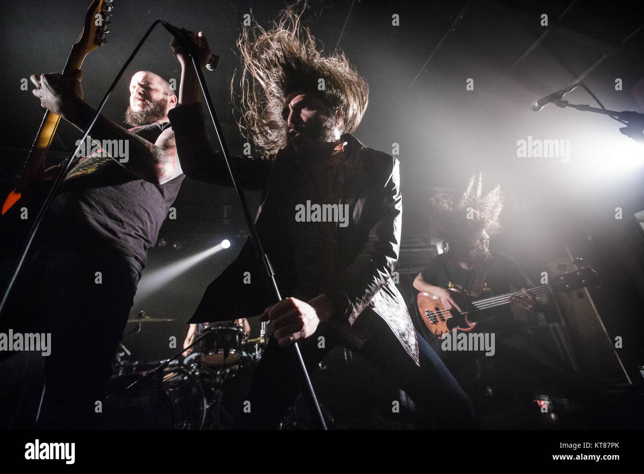 The American hard rock band Crobot performs a live concert at Stengade ...