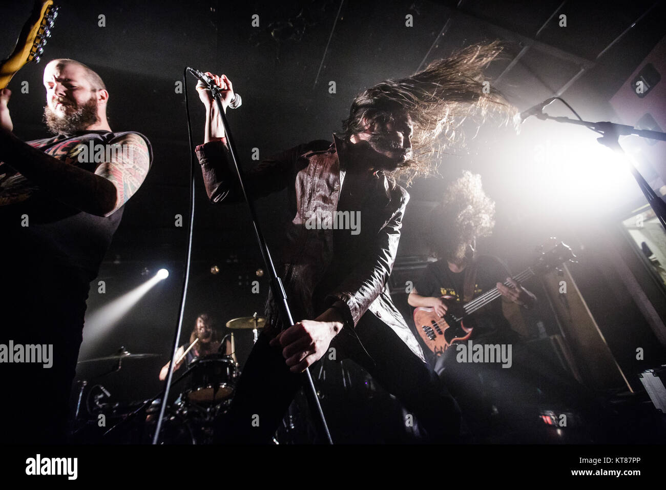 The American hard rock band Crobot performs a live concert at Stengade ...