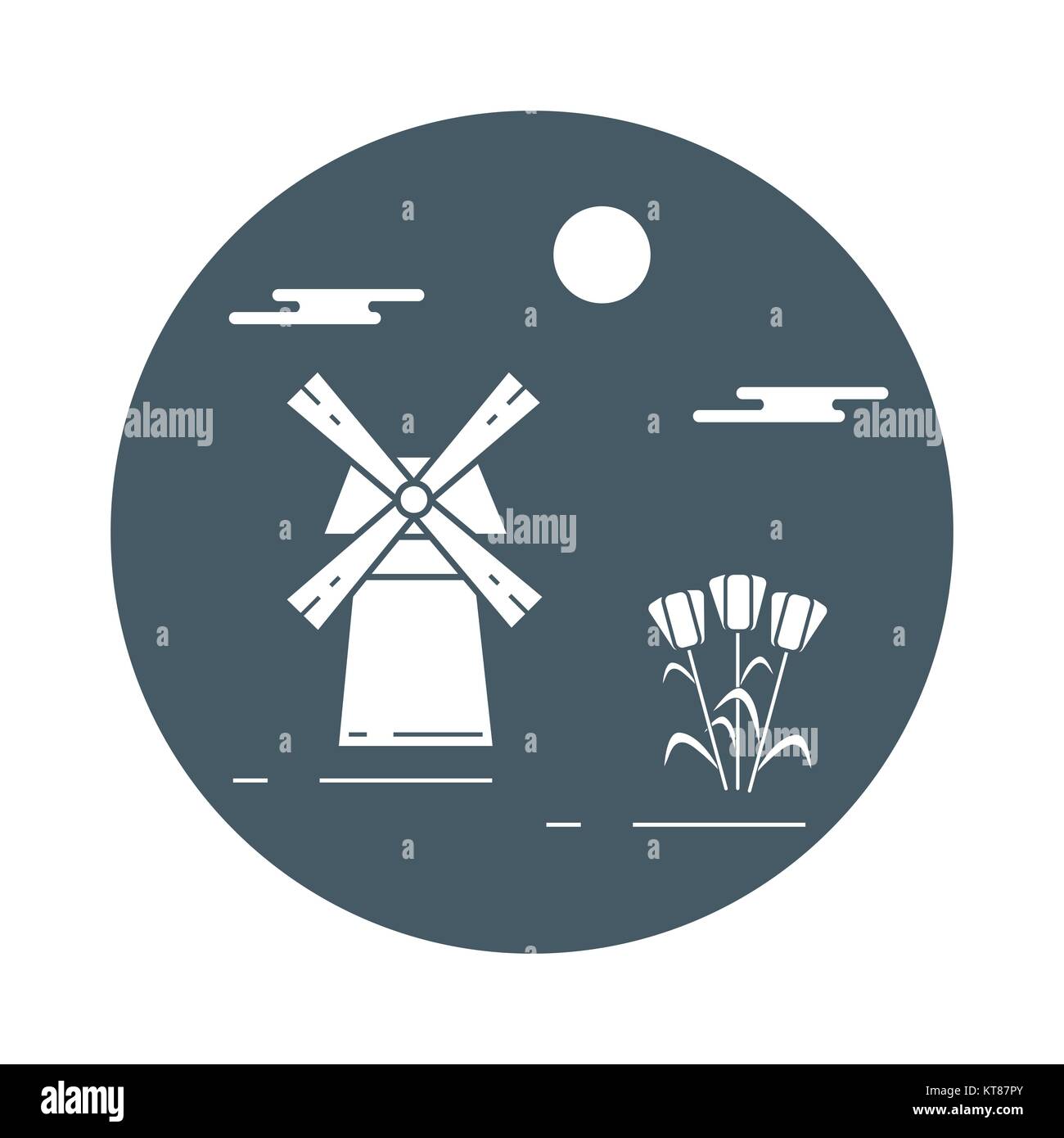 Dutch symbols Stock Vector Images - Alamy