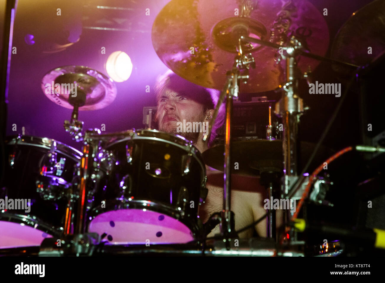 The Canadian technical death metal band Cryptopsy performs a live ...