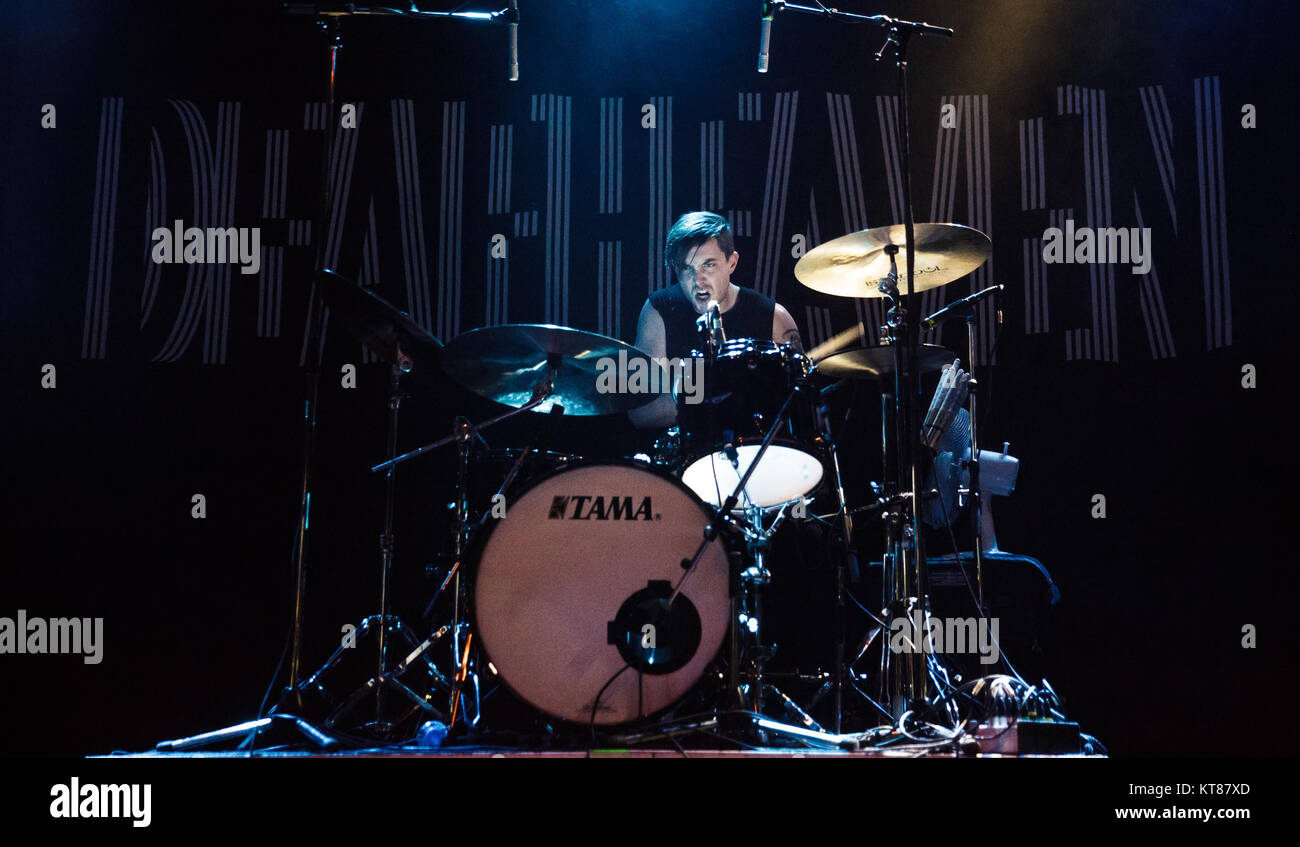 The American black metal band Deafheaven performs a live concert at ...