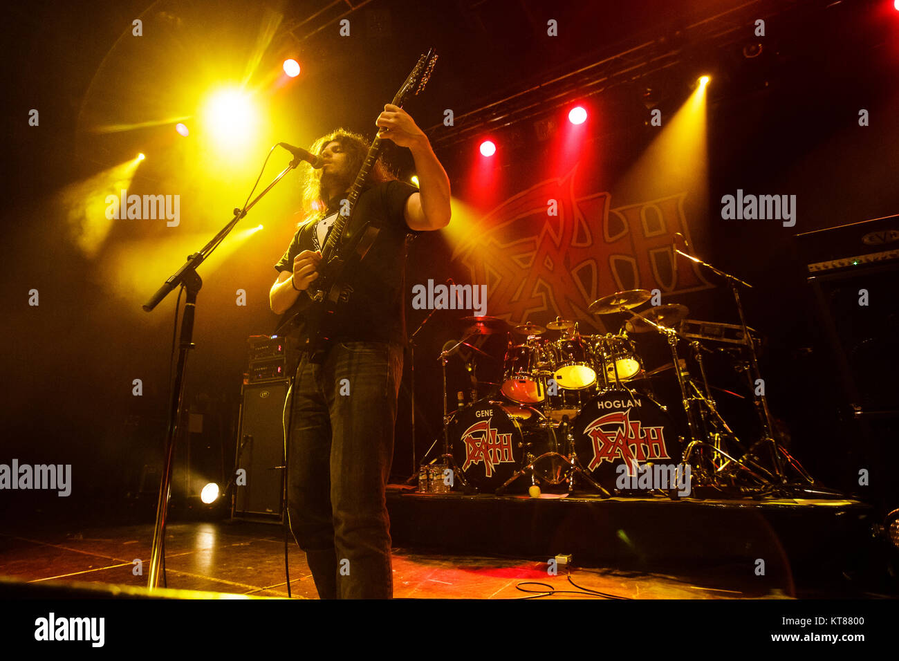 The American death metal band Death DTA performs a live concert at ...