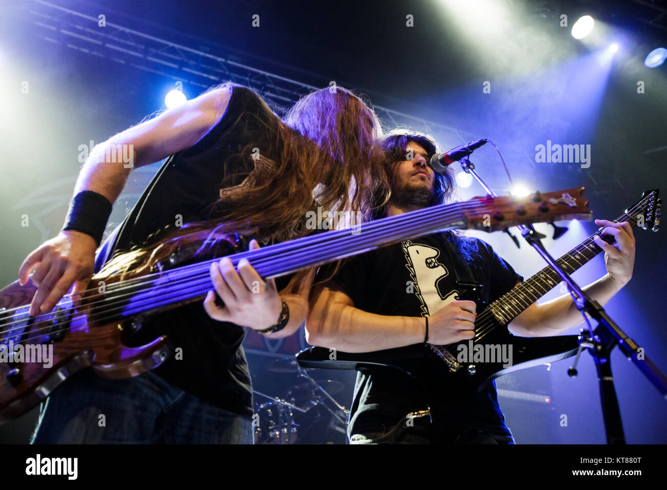 The American death metal band Death DTA performs a live concert at ...