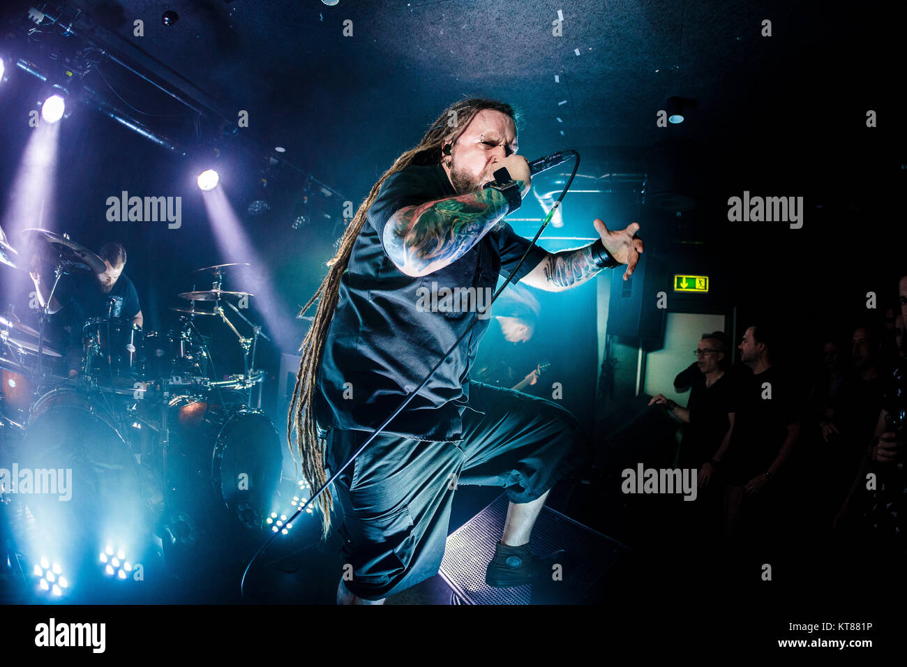 The Polish death metal band Decapitated performs a live concert at BETA ...