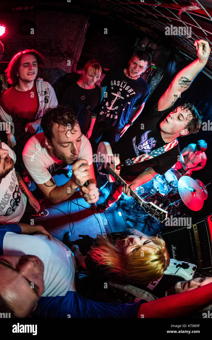 Denmark, Copenhagen - October 10, 2013. The American punk rock band ...